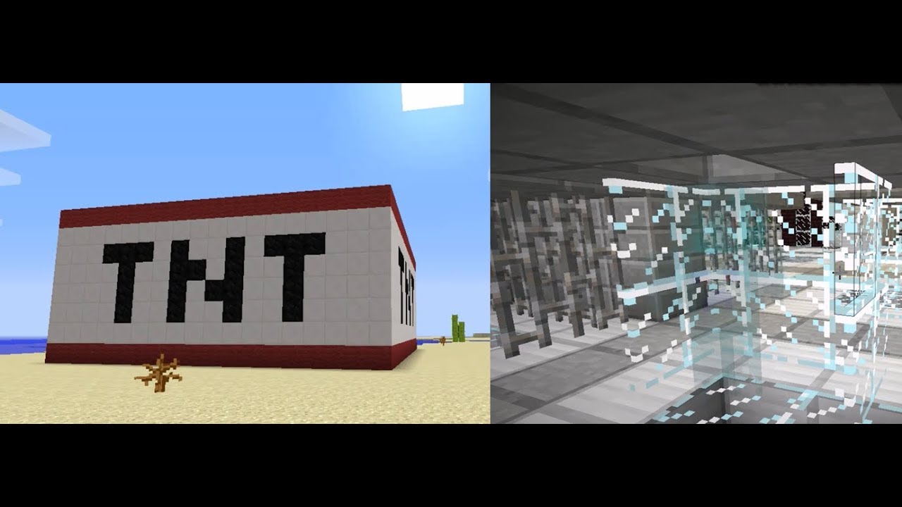 A GHOST VS A HUGE TNT!! - YouTube