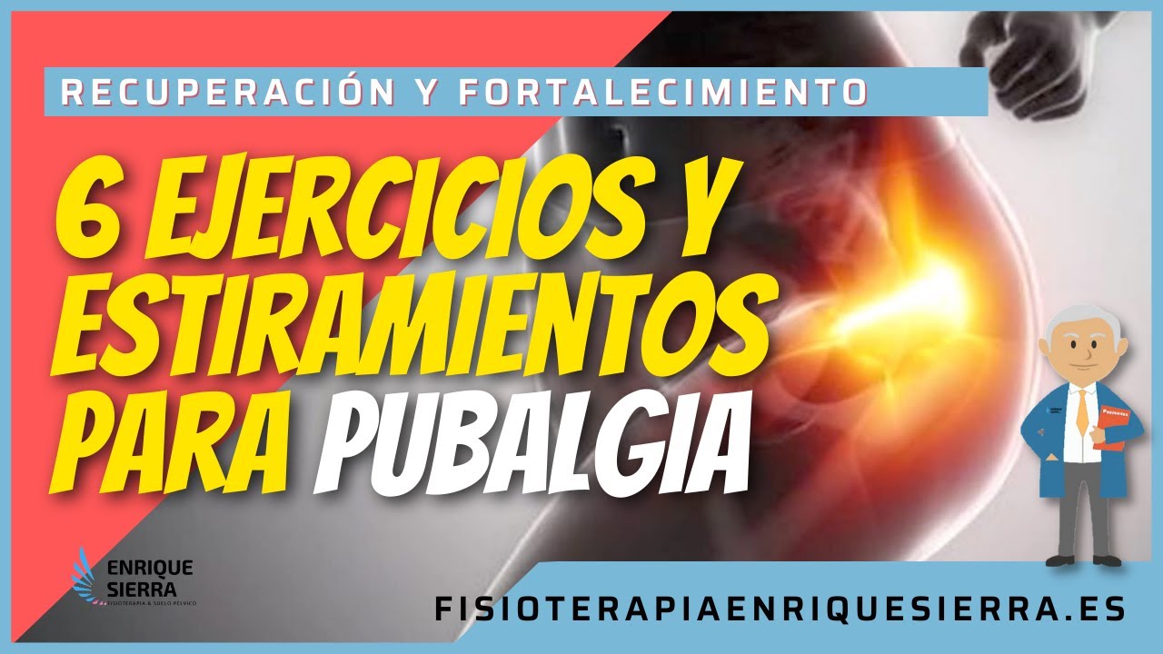 PUBALGIA: 6 ejercicios y estiramientos para CURAR RÁPIDO (hacer EN CASA ...