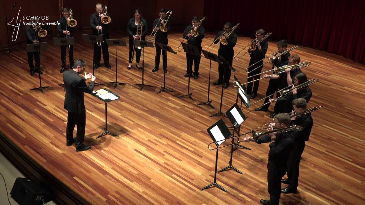 CSU Schwob Trombone Ensemble full concert 22 April 2018 - YouTube