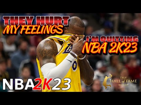 I was called "THE WORST CENTER IN NBA 2K23" lol my feeling are hurt now ...