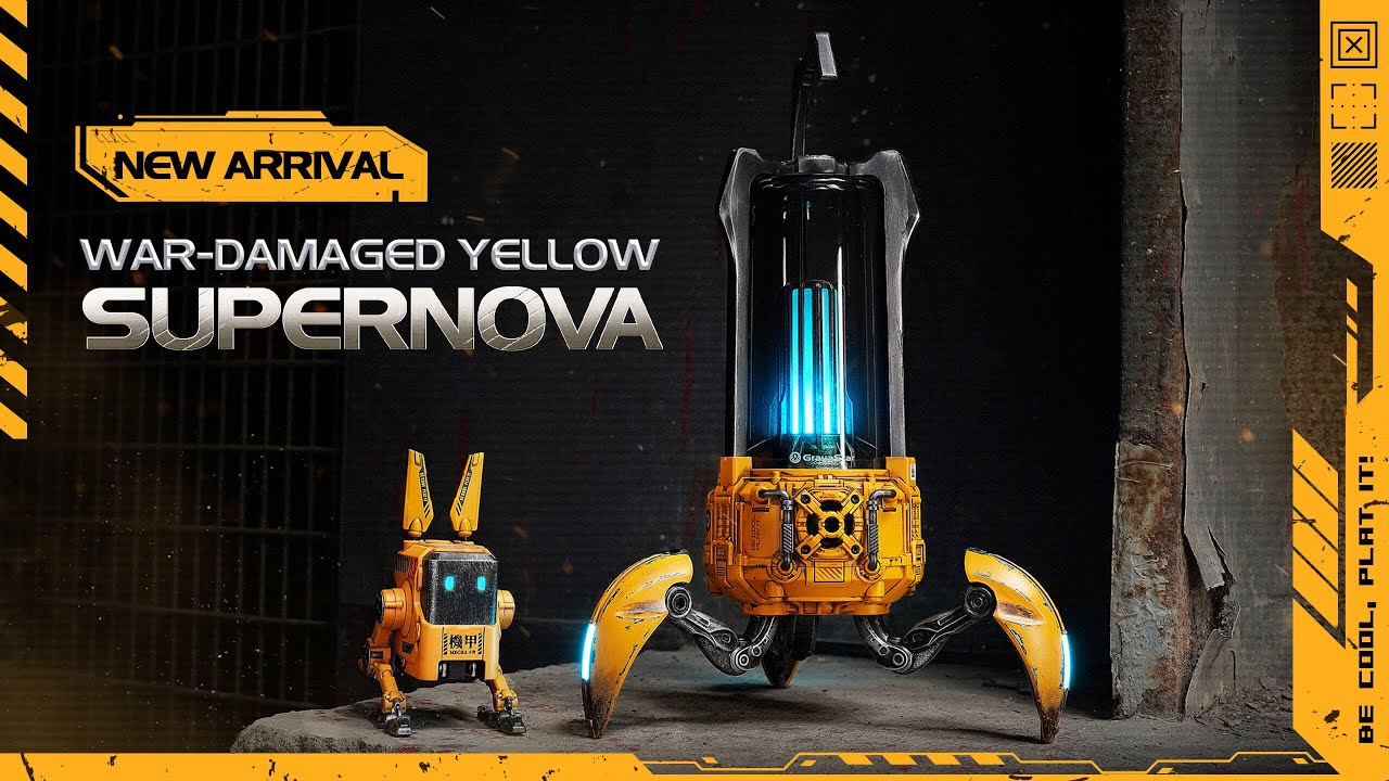 Introducing - War-damaged Yellow Supernova Speaker - YouTube