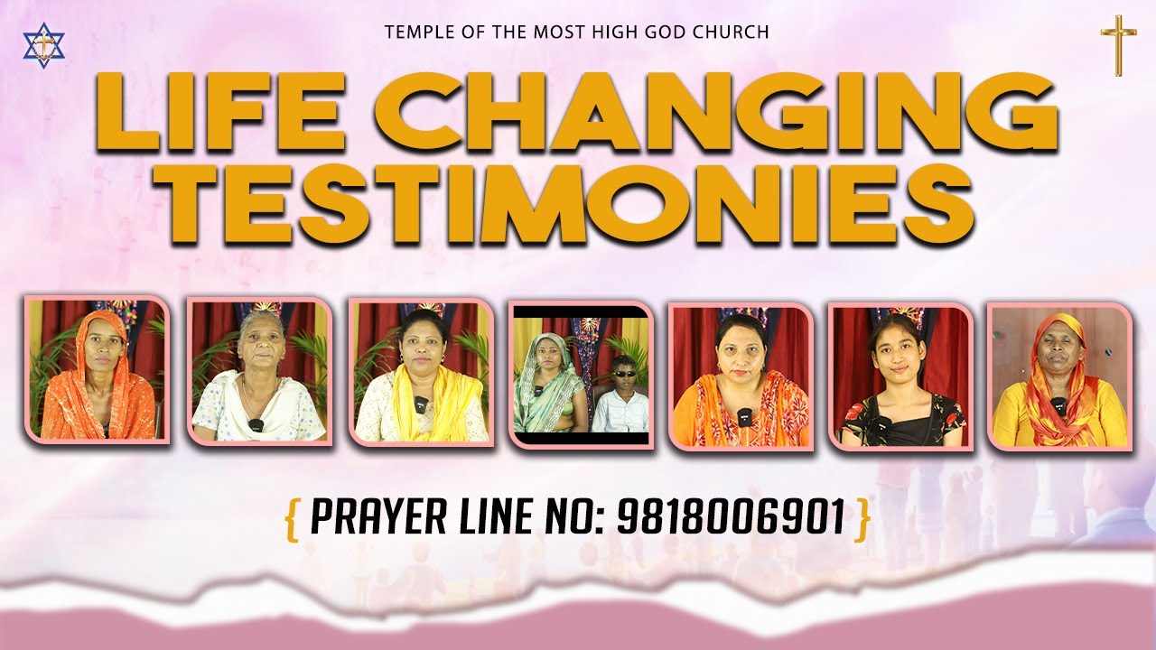 LIFE CHANGING TESTIMONIES || Temple of The Most High God Church - YouTube