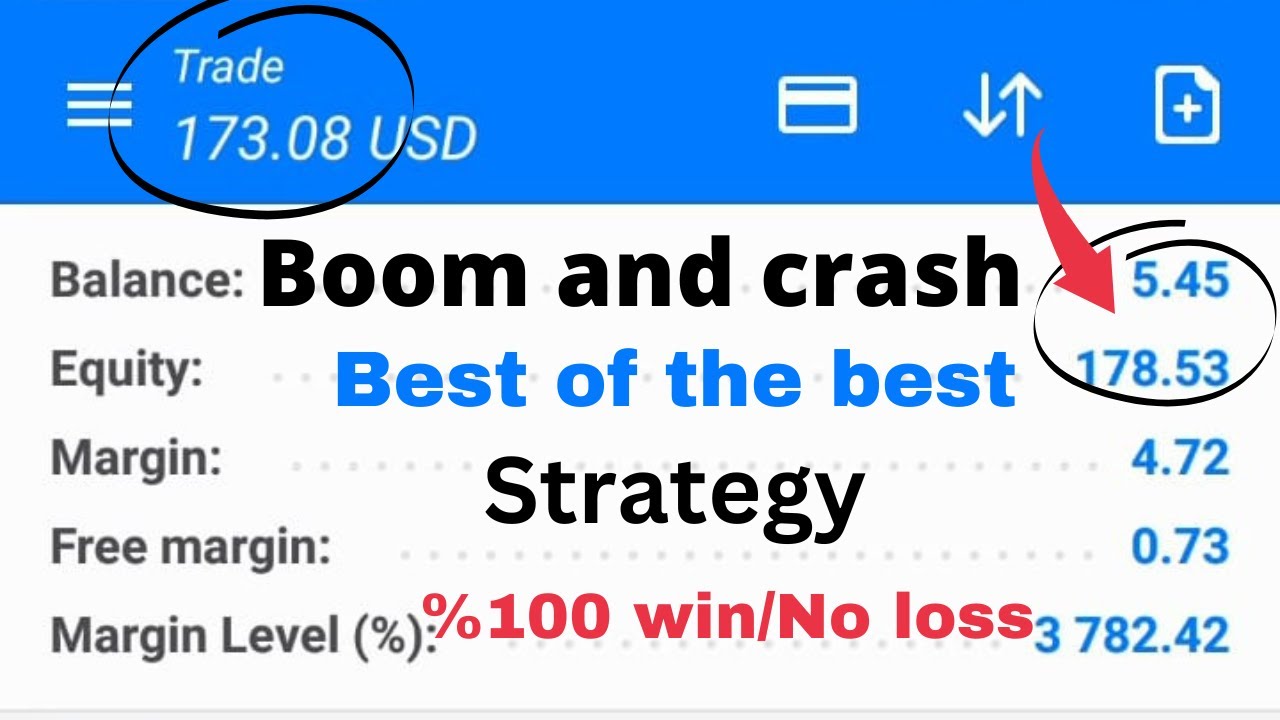 Boom and crash best of the best strategy with %100 win and no loss ...