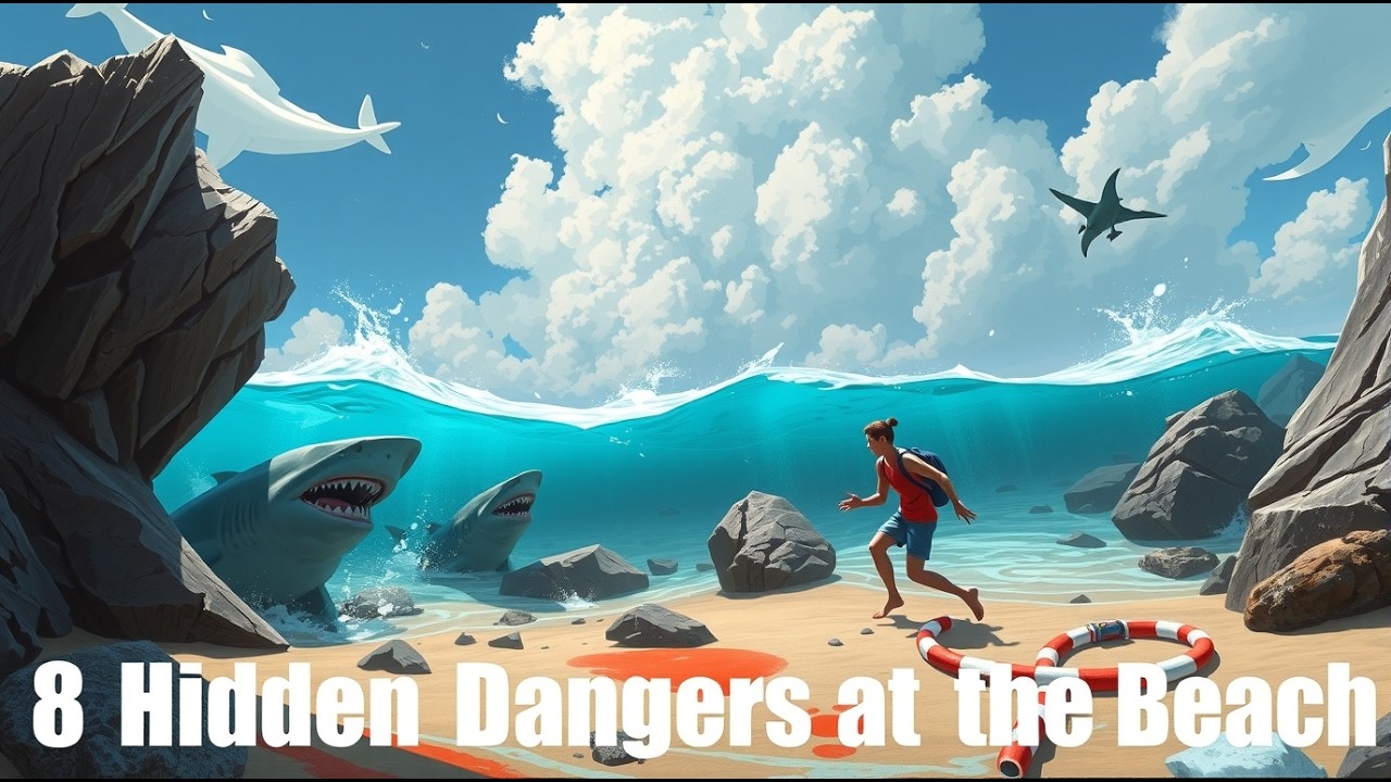 8 Hidden Dangers at the Beach You Never Thought About! - YouTube