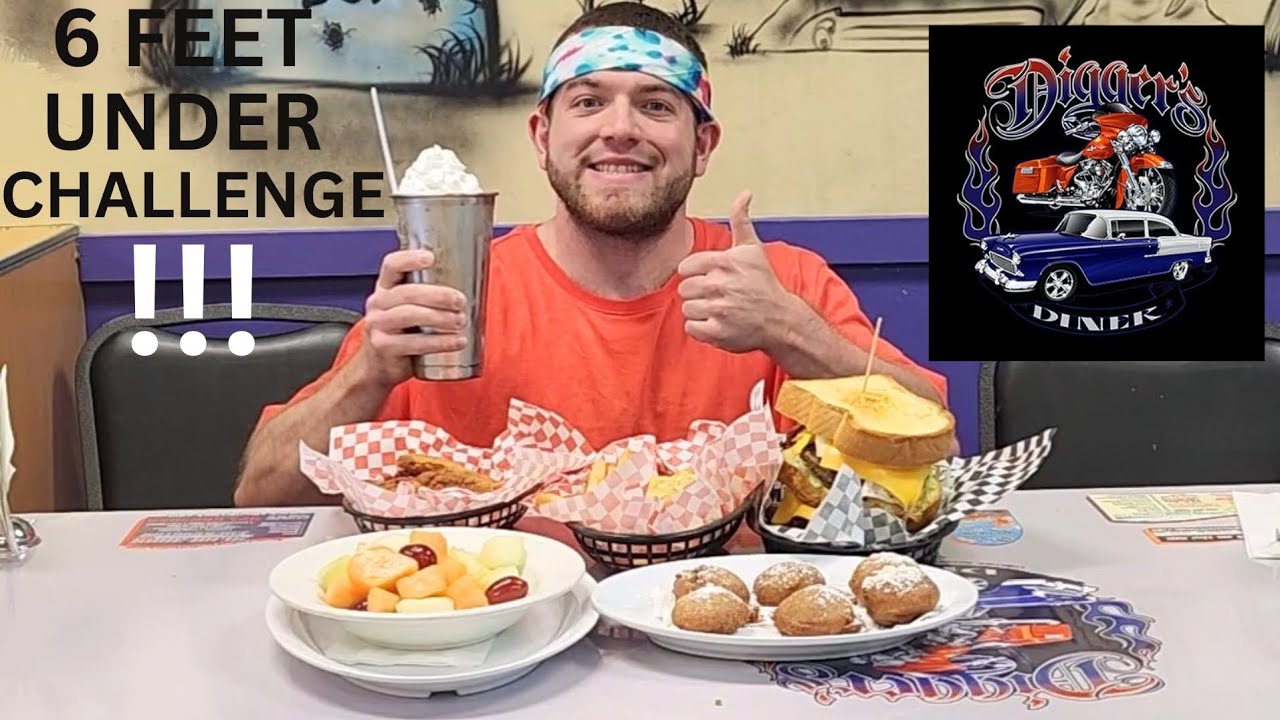 6 FEET UNDER FOOD CHALLENGE!!! - YouTube