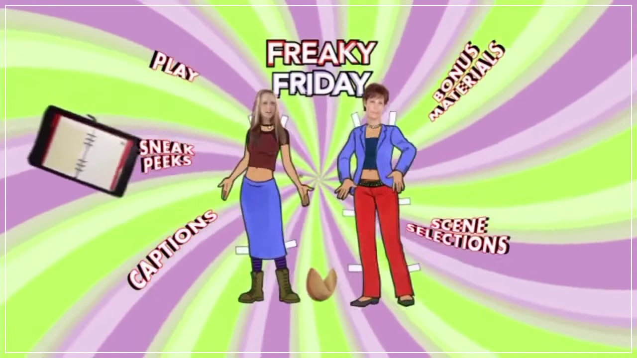 Freaky Friday 2003 DVD Menu - YouTube