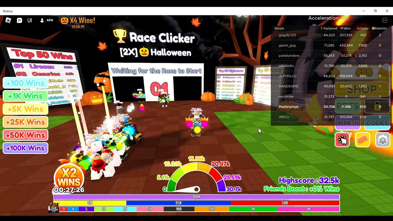 Race clicker simulator| Roblox | MasterPlays - YouTube