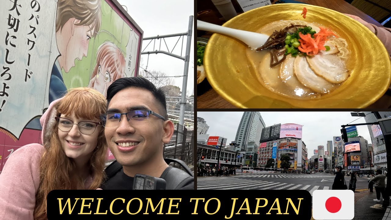 WELCOME TO JAPAN! | Filipino x American Couple 🇵🇭🇺🇸 - YouTube