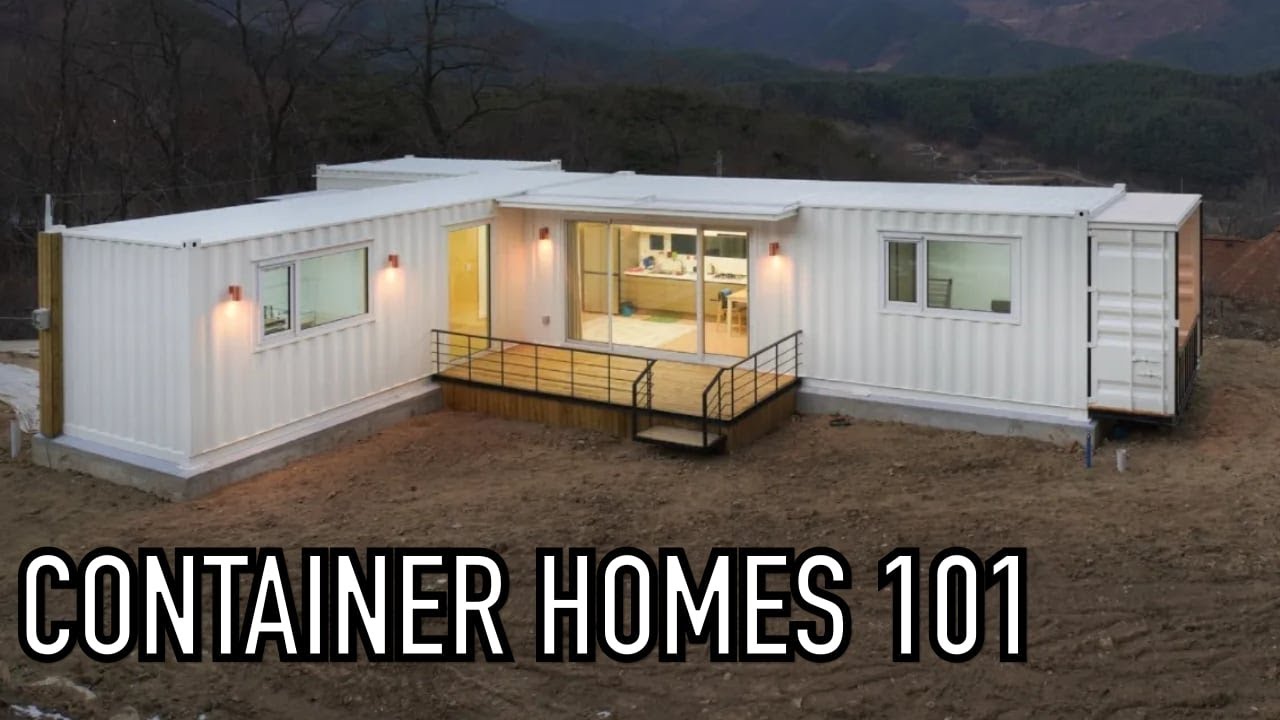 Simple Shipping Container Home - Shipping Container Homes (0066) - YouTube