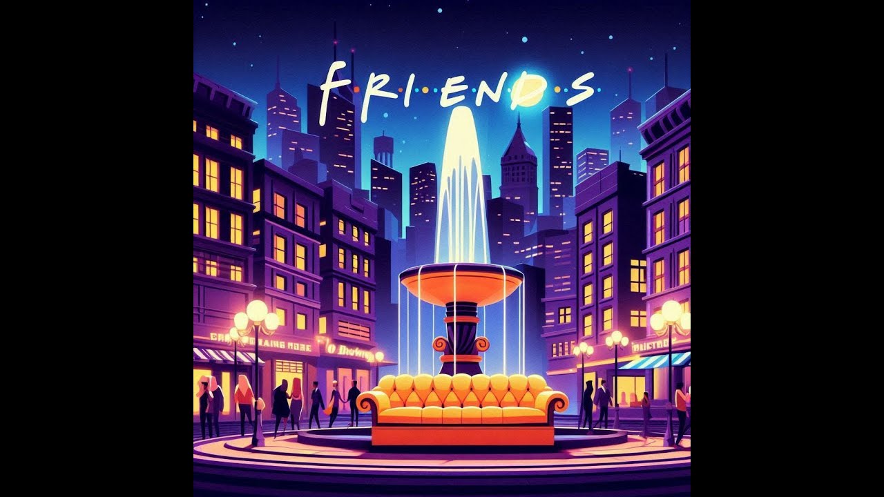 FRIENDS OPENING THEME SONG (AI ART VERSION) - YouTube