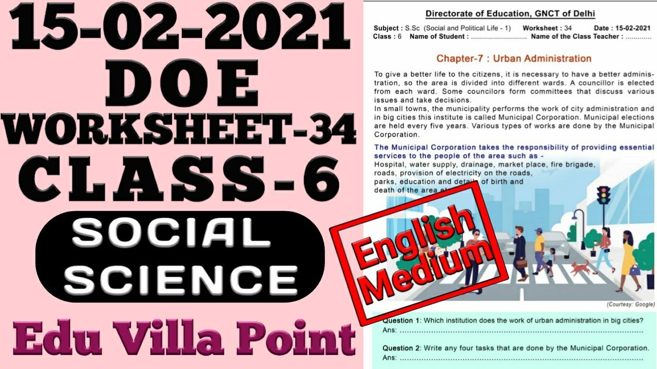 Class 6 Social Science Worksheet 34 15 02 2021 English Medium Class class-6-social-science-worksheet-34-15-02-2021-english-medium-class