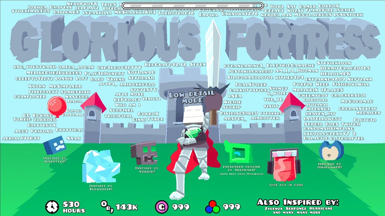 (4K) Glorious Fortress by JamAttack 100% | Geometry Dash - YouTube