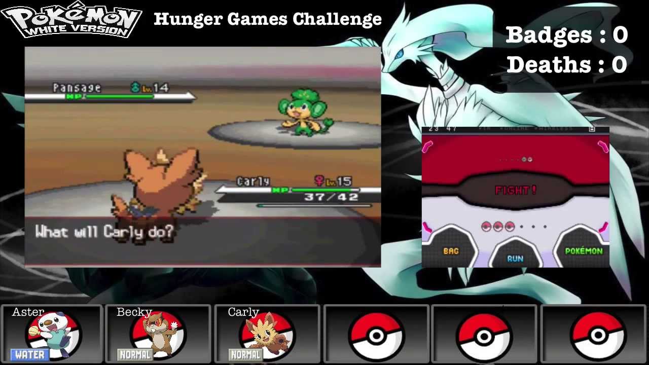 Pokemon White Hunger Games Challenge Ep. 8 : Facing the First Gym ...