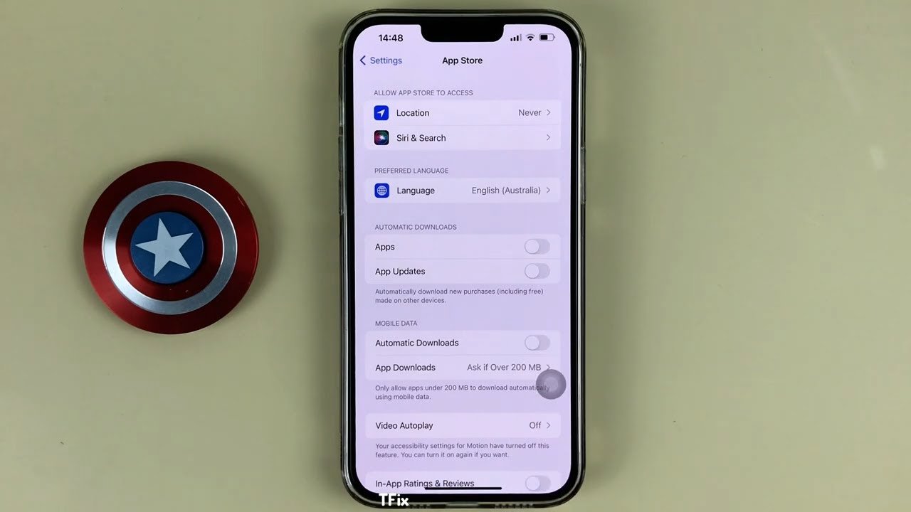 How to enable/disable Auto-update and download apps on iPhone 13 Pro ...
