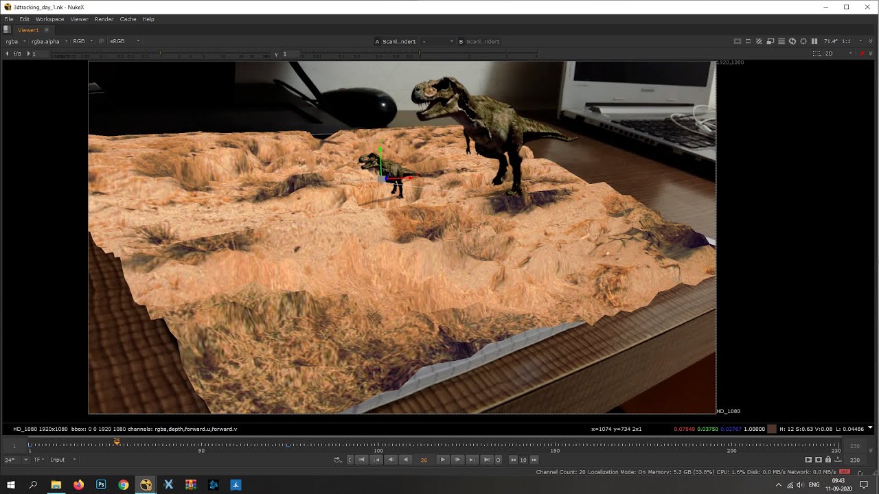 Nuke Camera Tracking Tutorial 2 - YouTube