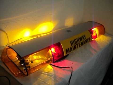 Brand New Premier Hazard Lightbar 2 rotators, 2 rear reds & sign light ...