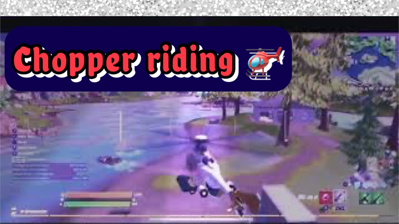 Chopper riding 🚁 | Fortnite | Solo Play - YouTube