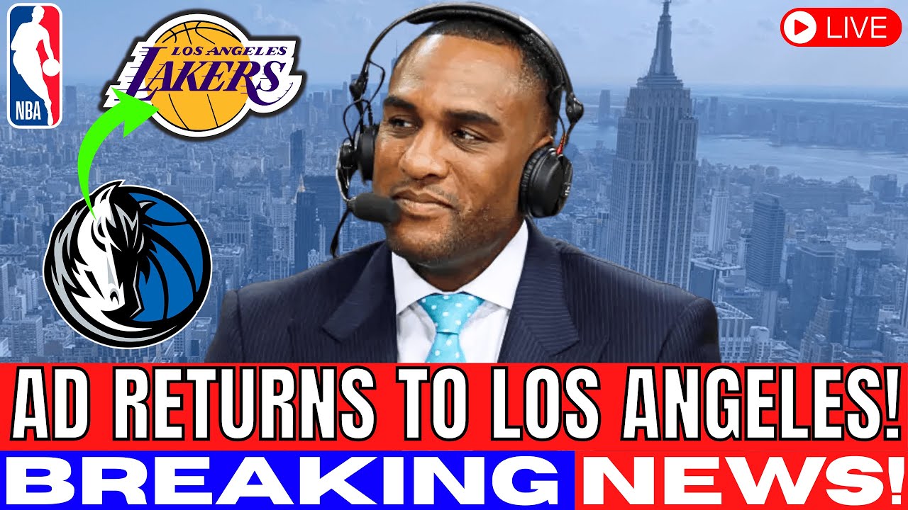 HUGE MOVE! ANTHONY DAVIS IS BACK WITH THE LAKERS AND THE LOCKER ROOM ...