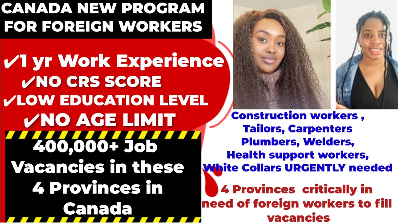 NEW EASIEST and FASTEST Way to CANADA|Unskilled Jobs in Canada | AIP ...