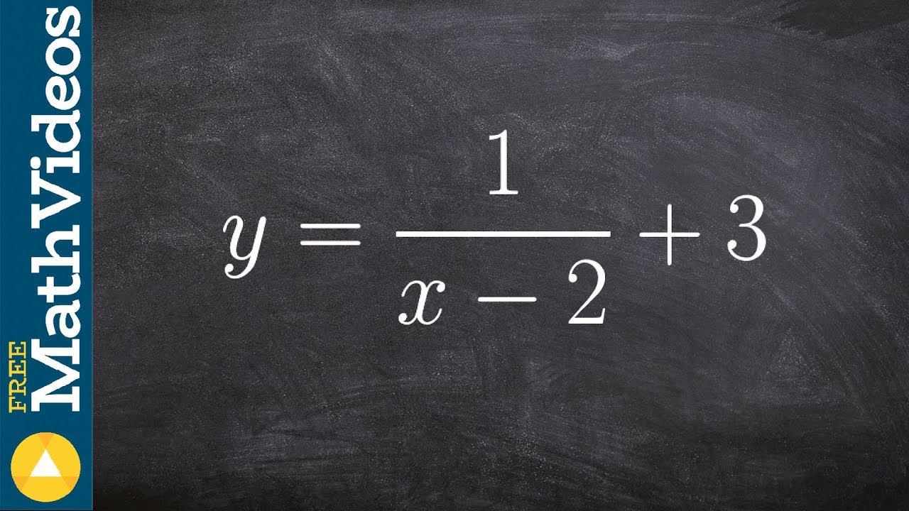 Applying transformations to graph the reciprocal equation - YouTube