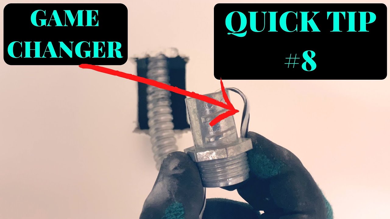 Electrician Quick Tip #8 - String and Flex - YouTube
