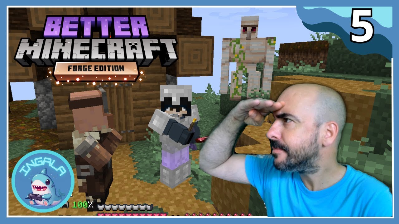 BETTER MINECRAFT #5 | ¡ENCONTRAMOS UN POBLADO! | Gameplay español - YouTube