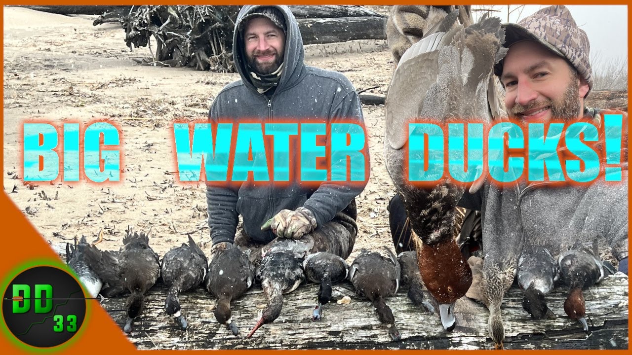 My First Time DIVER DUCK Hunting In A Blizzard! - YouTube