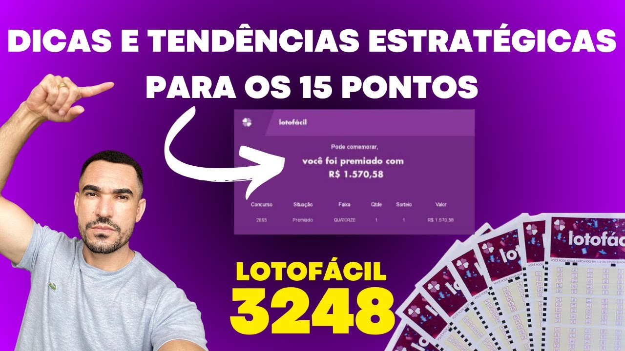 Dicas e sugestões estratégicas Lotofacil 3248 - YouTube