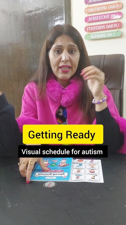 Getting Ready | Visual Schedule For Autism #shorts #allaboutautism ...