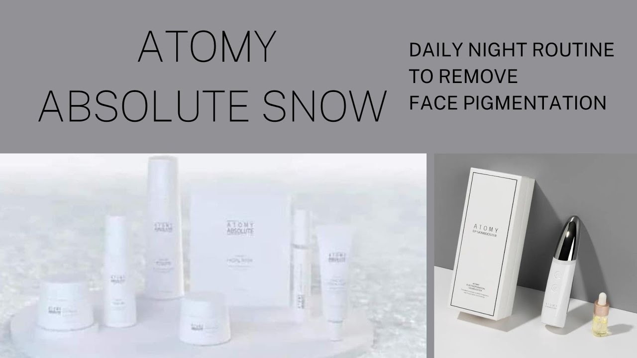 Atomy absolute snow for pigmentation skin . Absolute snow skincare ...