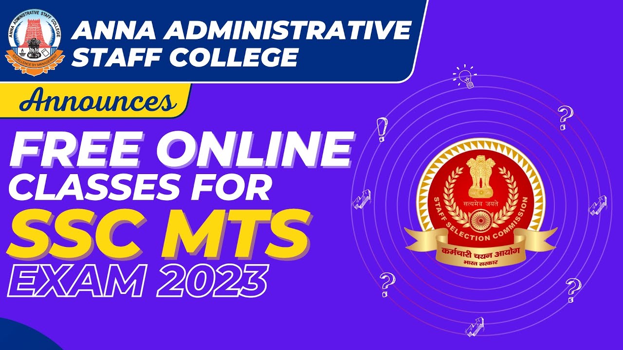 SSC 60 Trailer | SSC MTS EXAM 2022 - Free online classes by AASC - YouTube