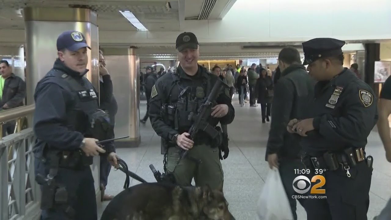 Security Stepped Up In Wake Of Port Authority Blast - YouTube