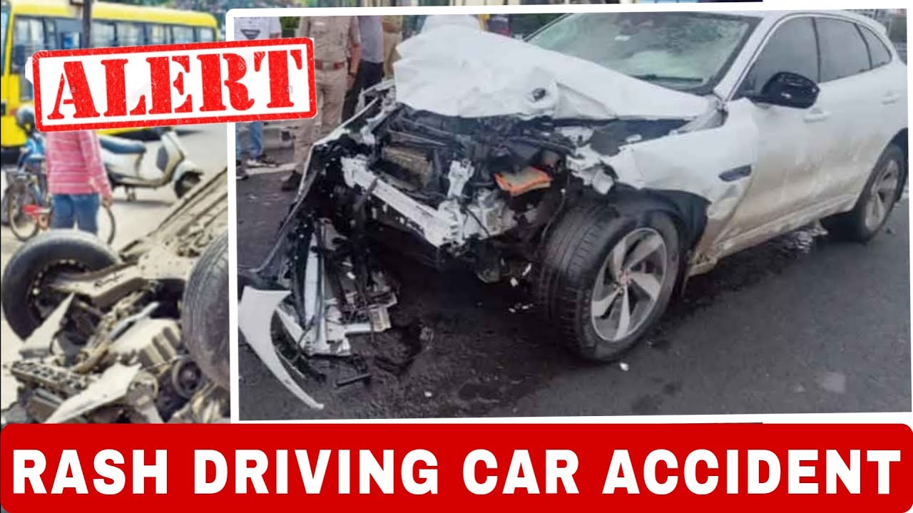 Rash Driving ACCIDENT #police caught - YouTube