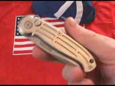 Silver Mini Boker Drop Point - Switchblade - Full Auto Knife - YouTube