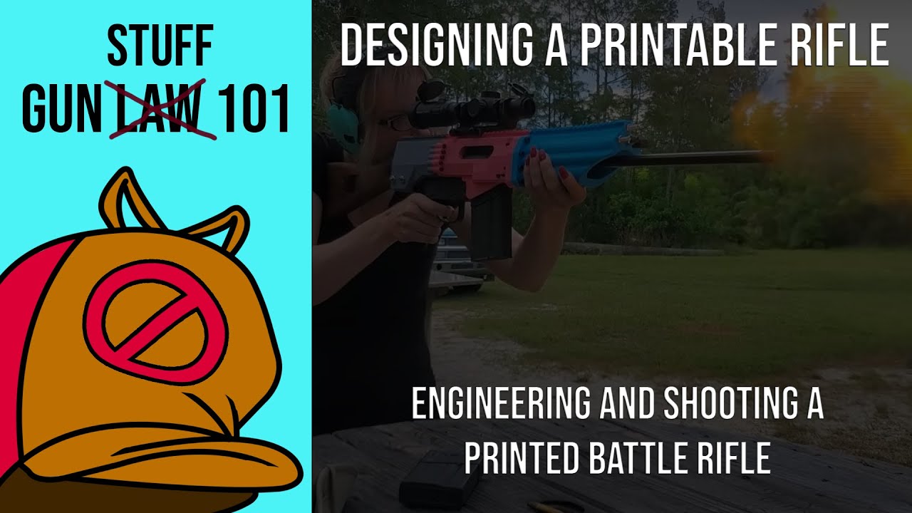 Gun Stuff 101: Designing A 3D Printable 308 Battle Rifle (3D Printed ...