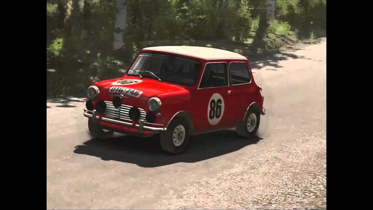 Dirt Rally [ run in mini copper s in Finland ] - YouTube