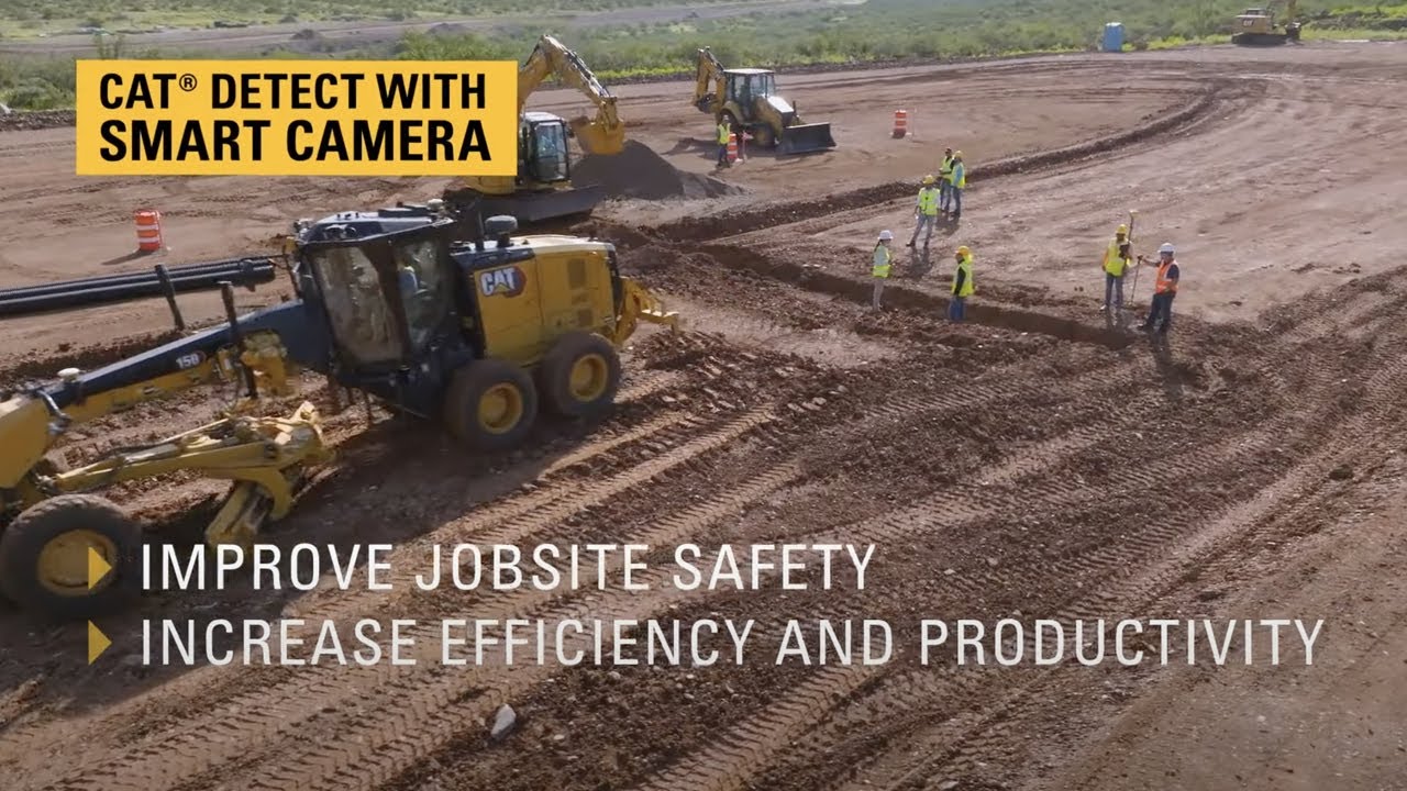 Cat® Detect with Smart Camera: Smart Cameras Make Safer Sites - YouTube