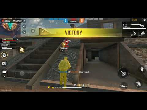Pap g game free fire online 6 enimy kill this game. And win tha game ...