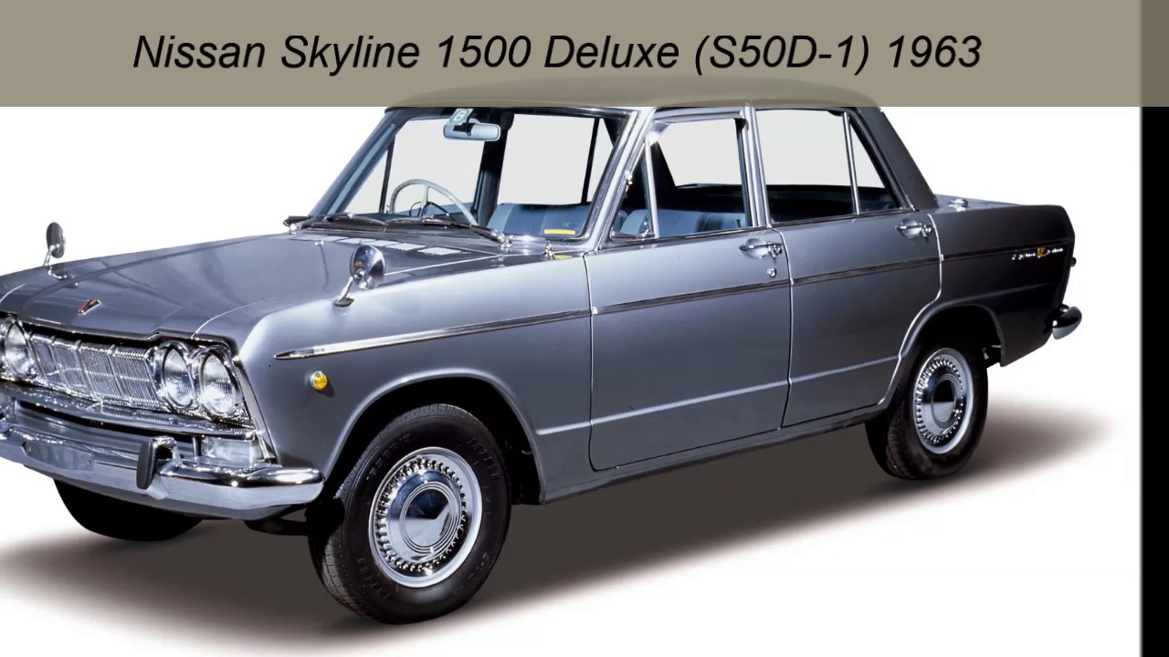 Nissan Skyline 1500 Deluxe (S50D-1) 1963 - YouTube