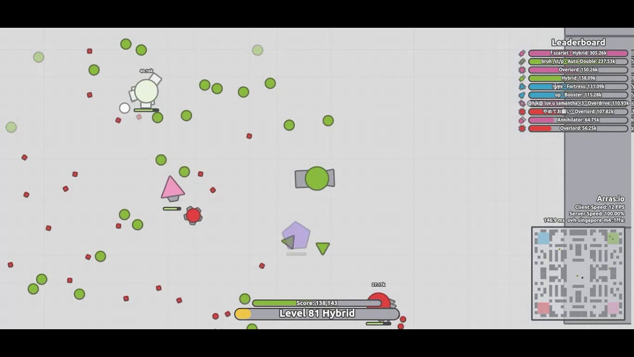 i play arras.io - YouTube