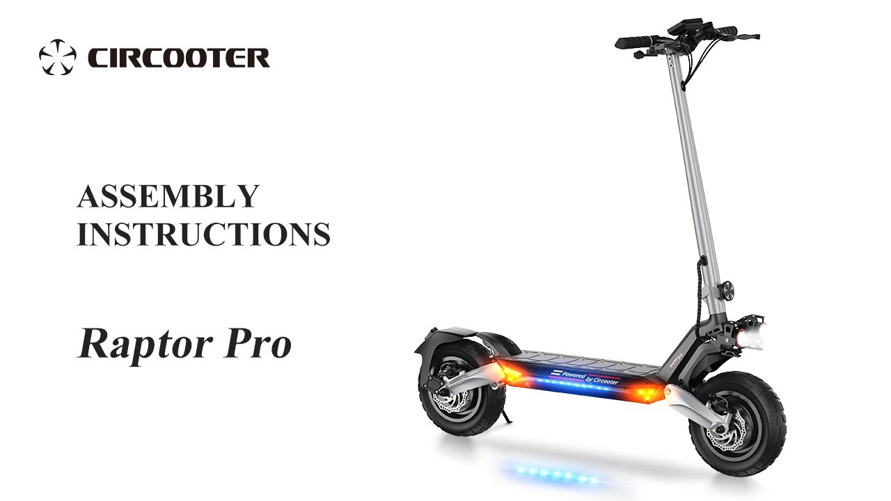 Circooter Raptor Pro | Electric Scooter Unboxing - YouTube