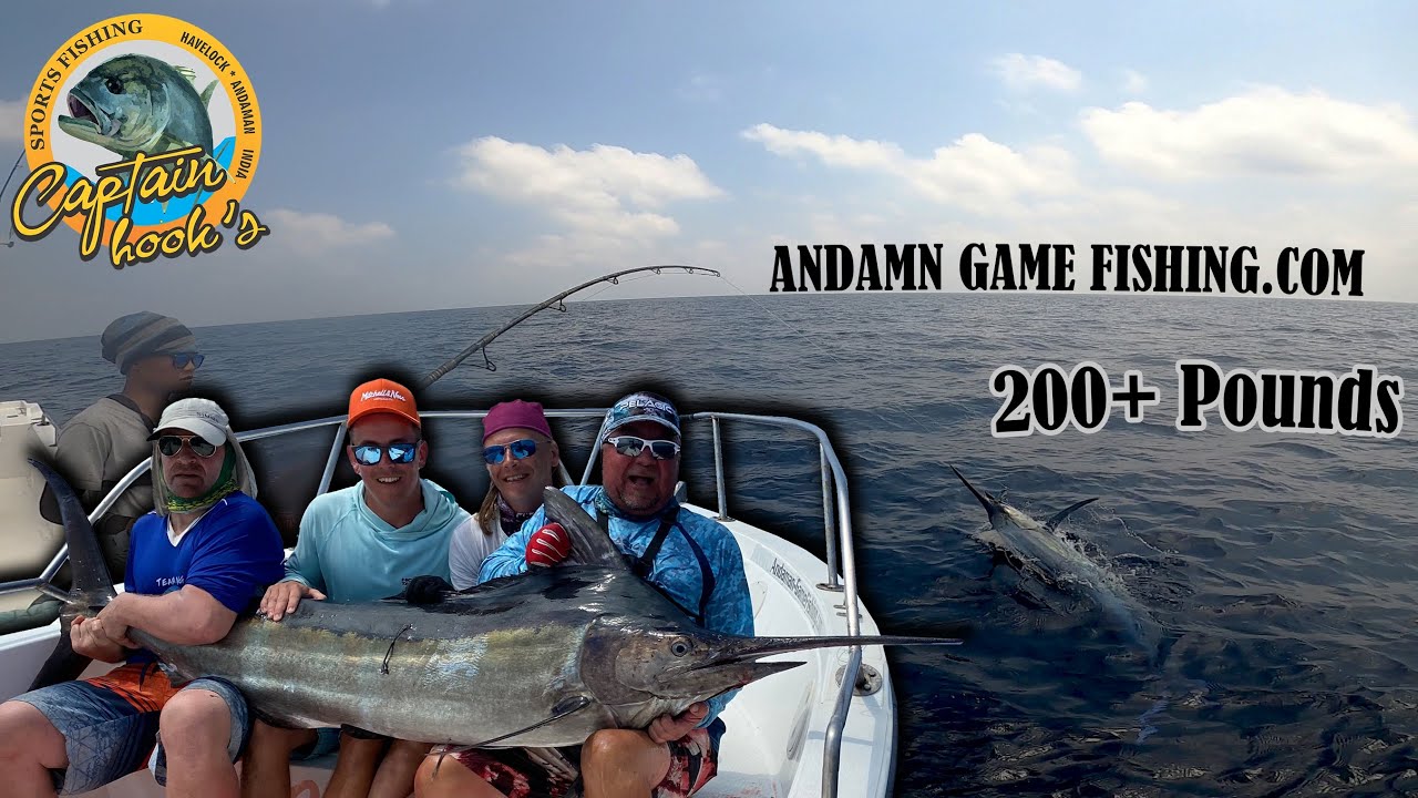 200+ Pounds Black Marlin Caught At Incredible Banks Andaman | ANDAMAN ...