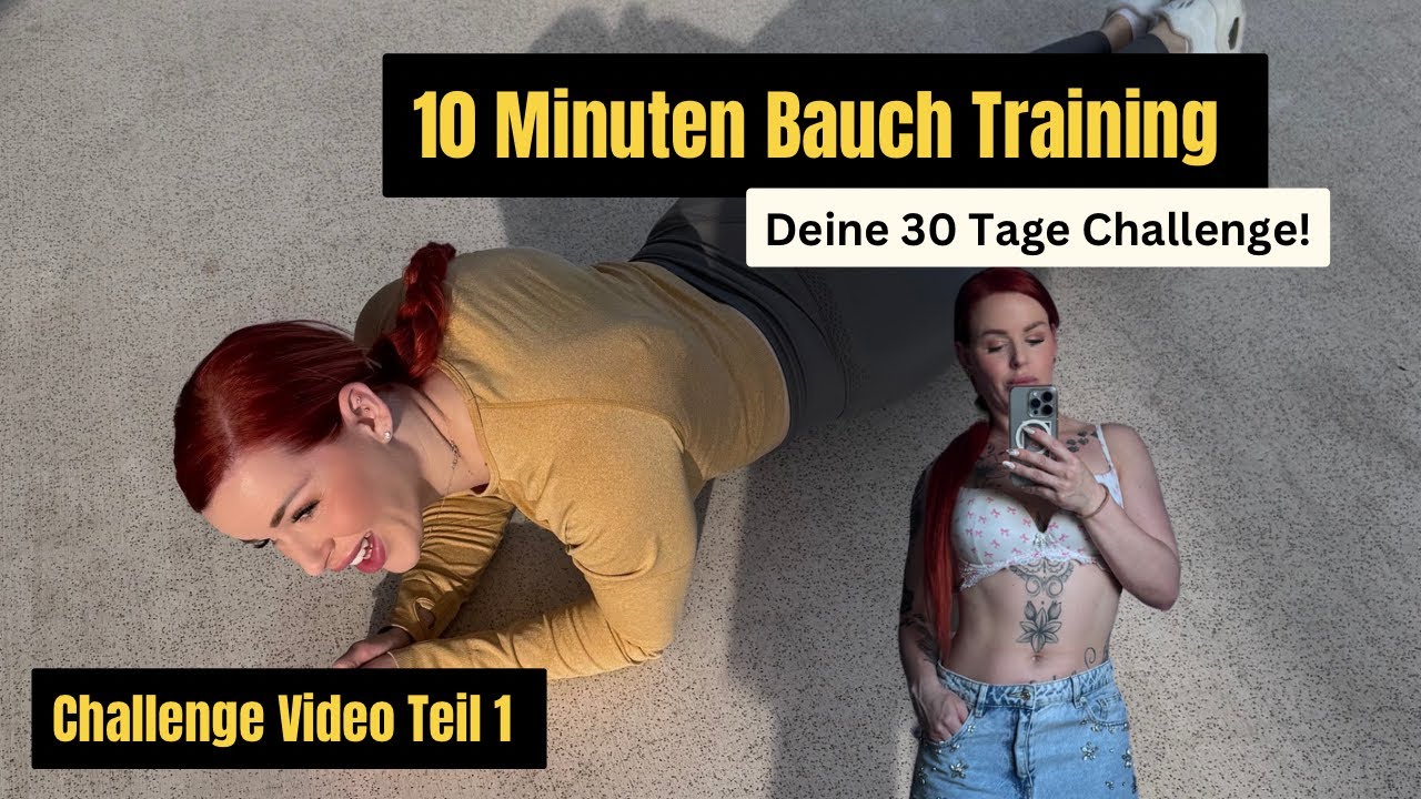 Deine 30 Tage Bauch , Beine, Po Challenge! (Video Teil 1) - YouTube