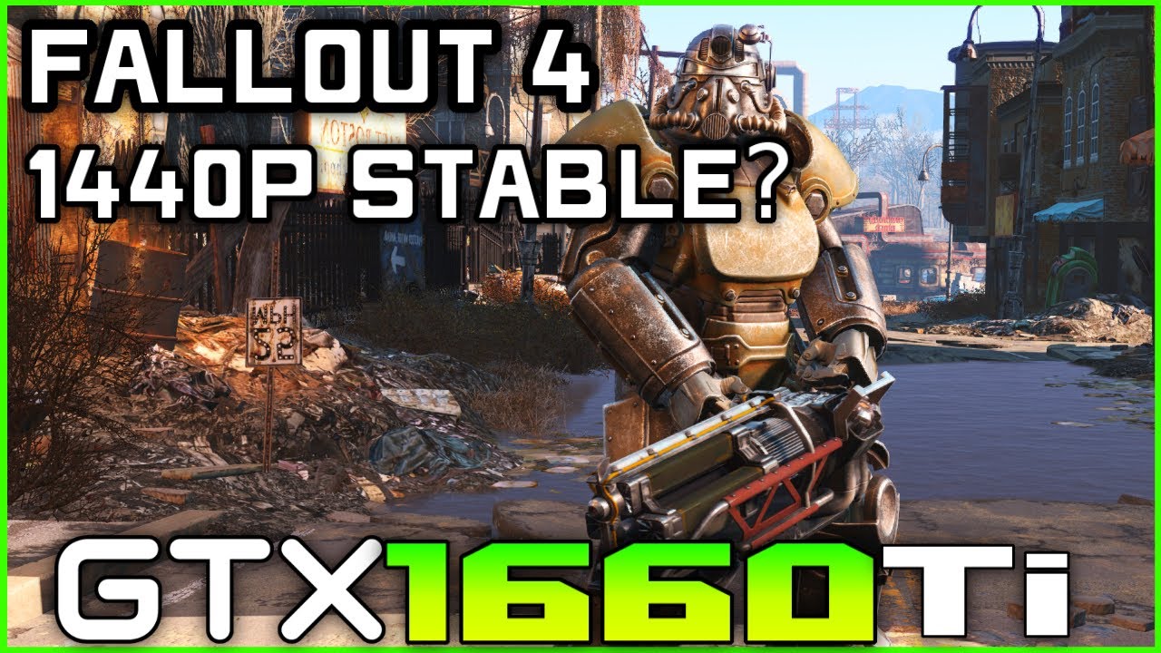 GTX 1660 Ti - FALLOUT 4 - 1440p Ultra FPS Test | Stable on 144hz ...