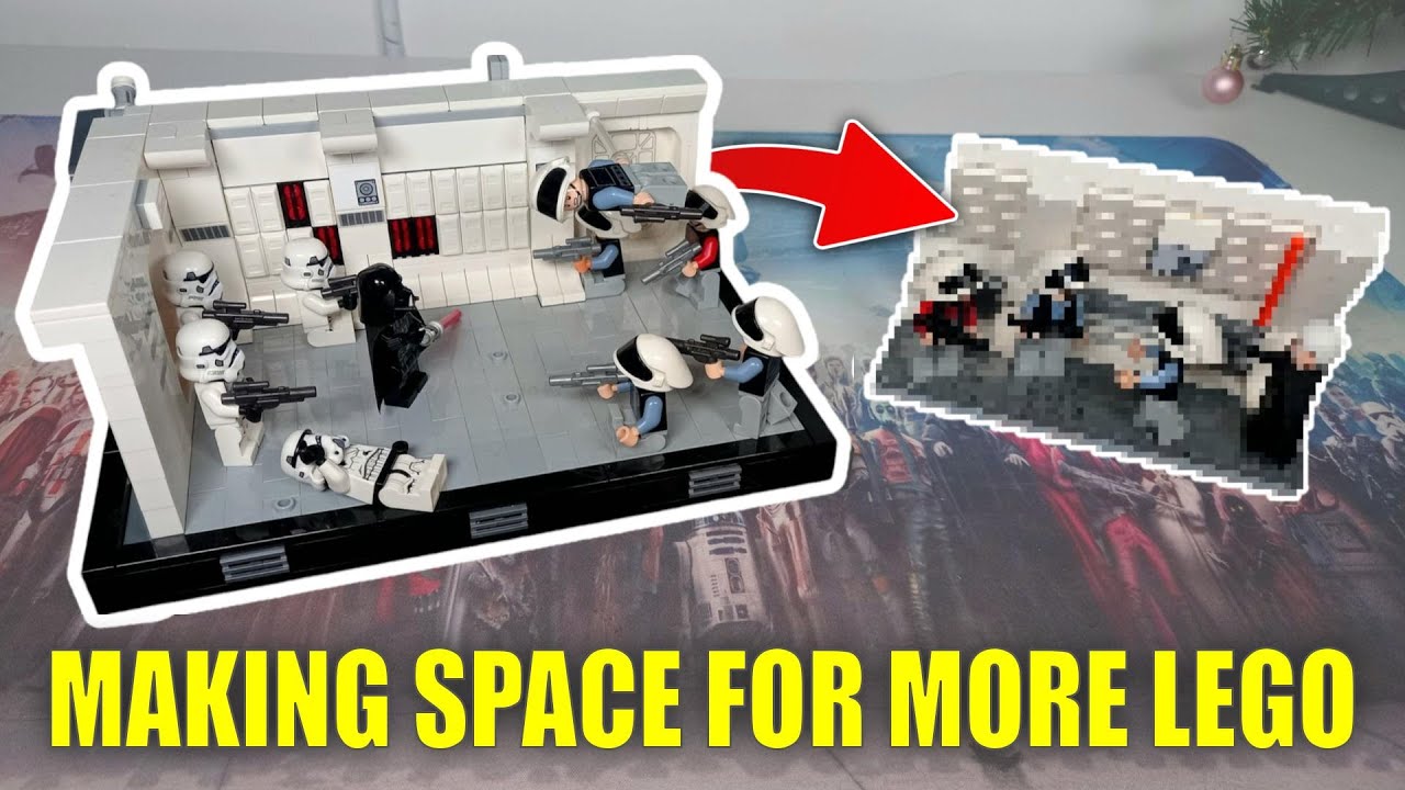 Shrinking My LEGO Star Wars Diorama Displays - YouTube