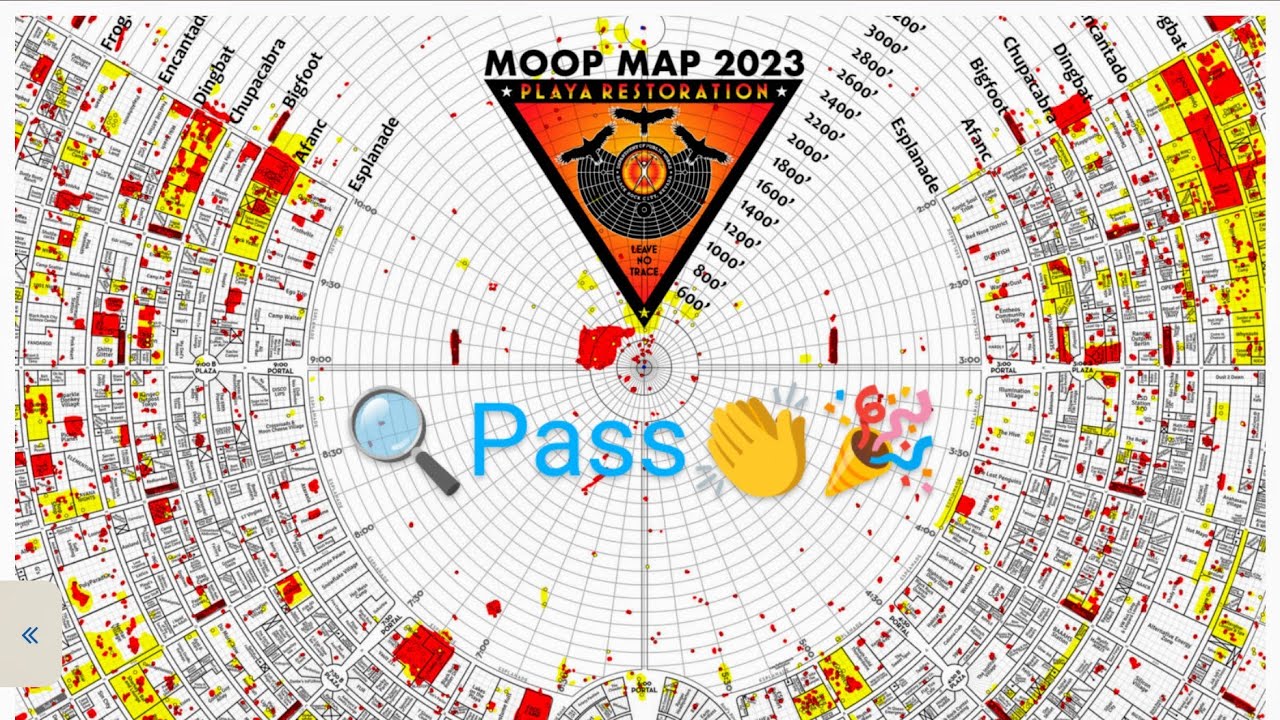 Burning Man 2023 MOOP Map Released and Playa Restoration Report - YouTube