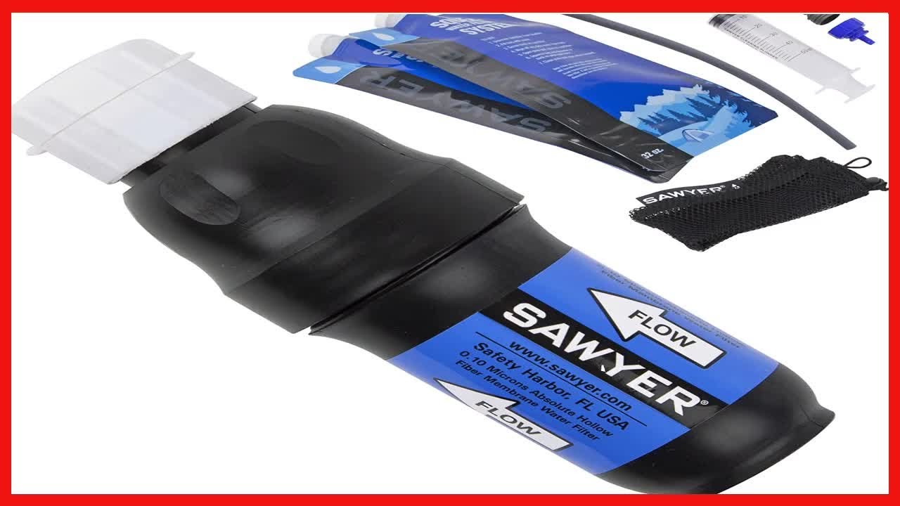 Sawyer Products Squeeze Water Filtration System - YouTube