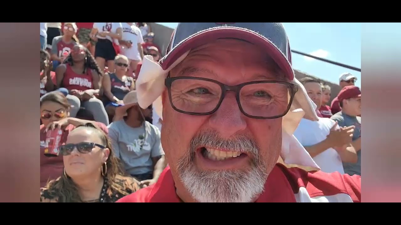 COACH CHUCK at season opener! Oklahoma - vs- UTEP - YouTube