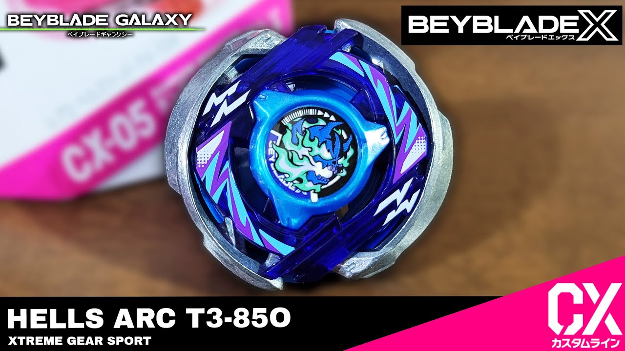 Análise CX-05 03 HELLS ARC T 3-85O - Random Booster Vol 6 [Beyblade X ...