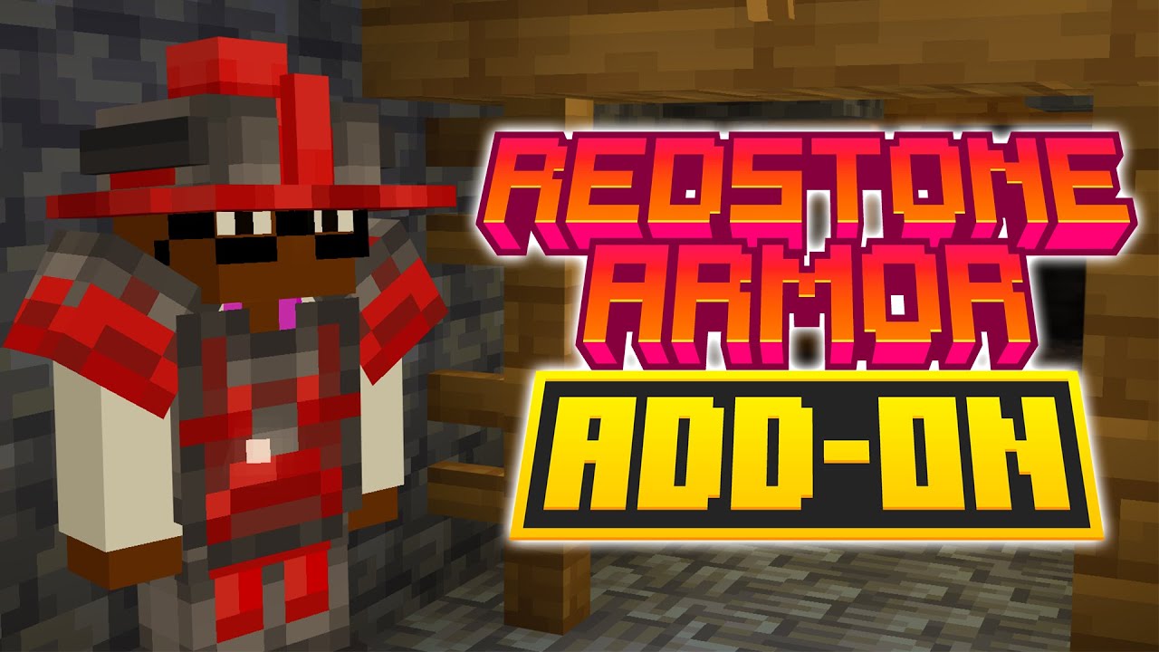 Minecraft: REDSTONE ARMOR ADDON | Minecraft Addon Tutorial - YouTube